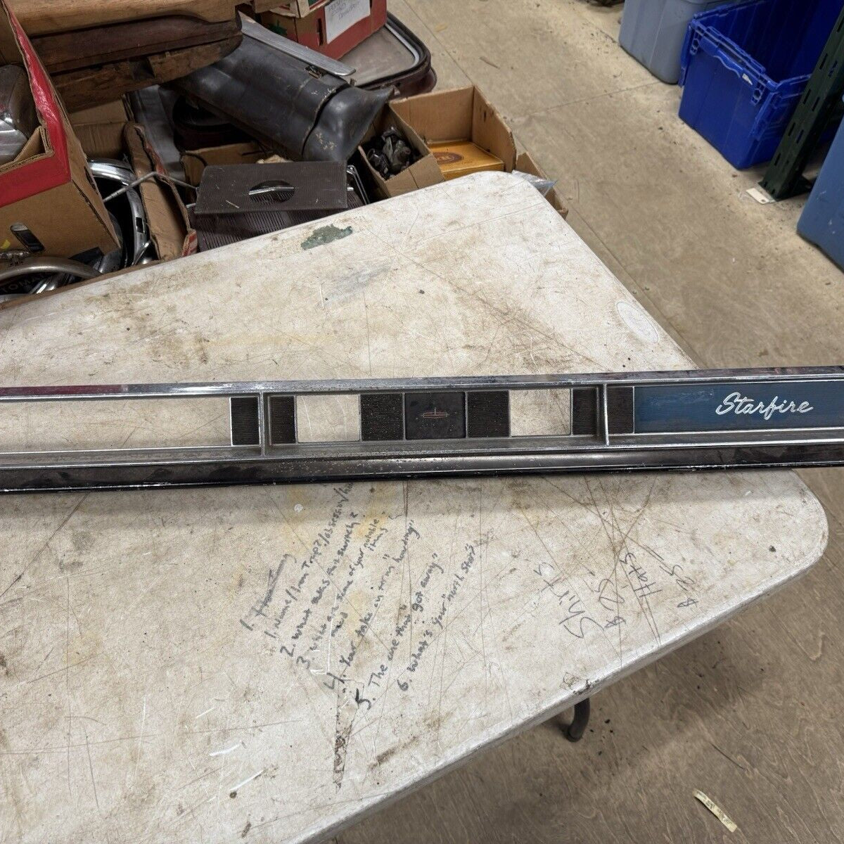 1964 OLDSMOBILE 88 98 STARFIRE DYNAMIC DASH BEZEL CLUSTER BEZEL TRIM ...