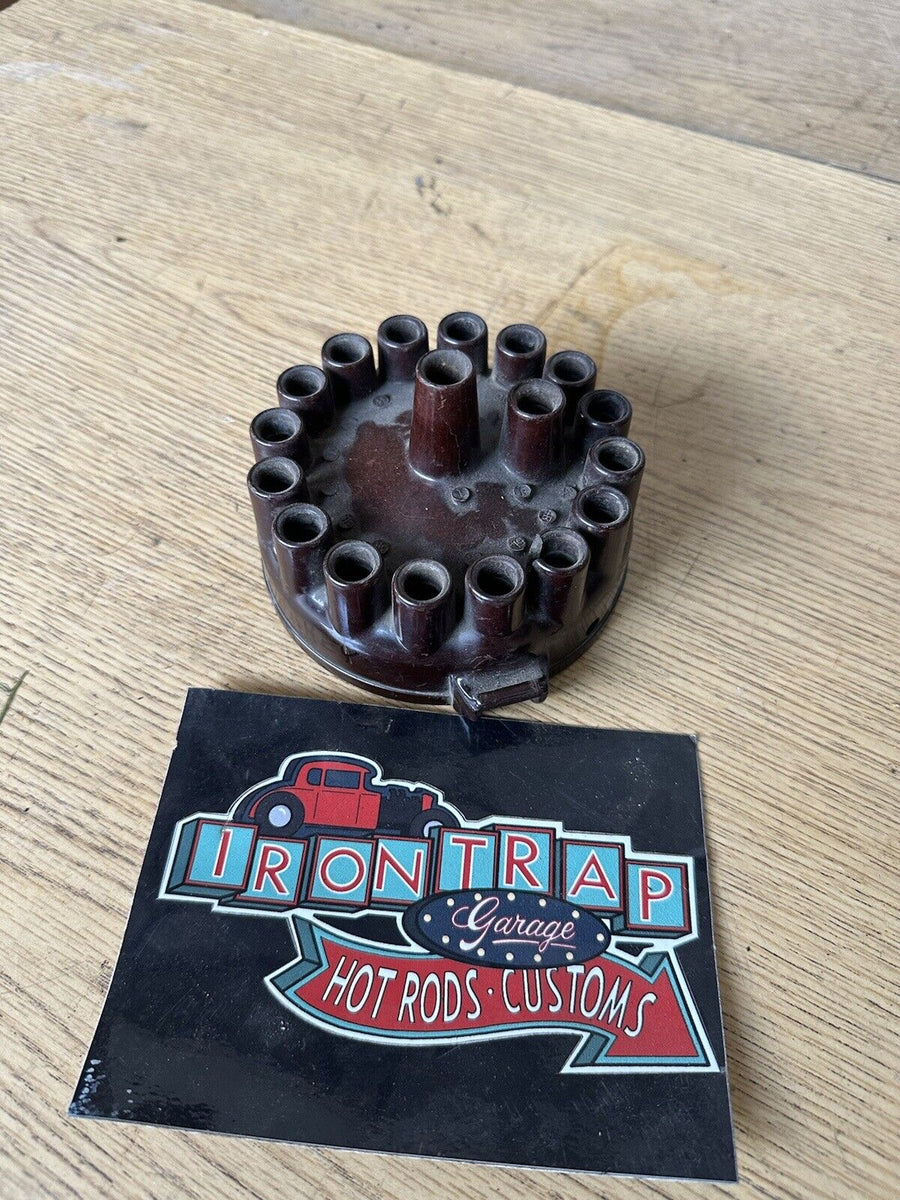 1929-41 NASH 8 CYLINDER TWIN IGNITION DISTRIBUTOR CAP Hot Rod Flathead ...