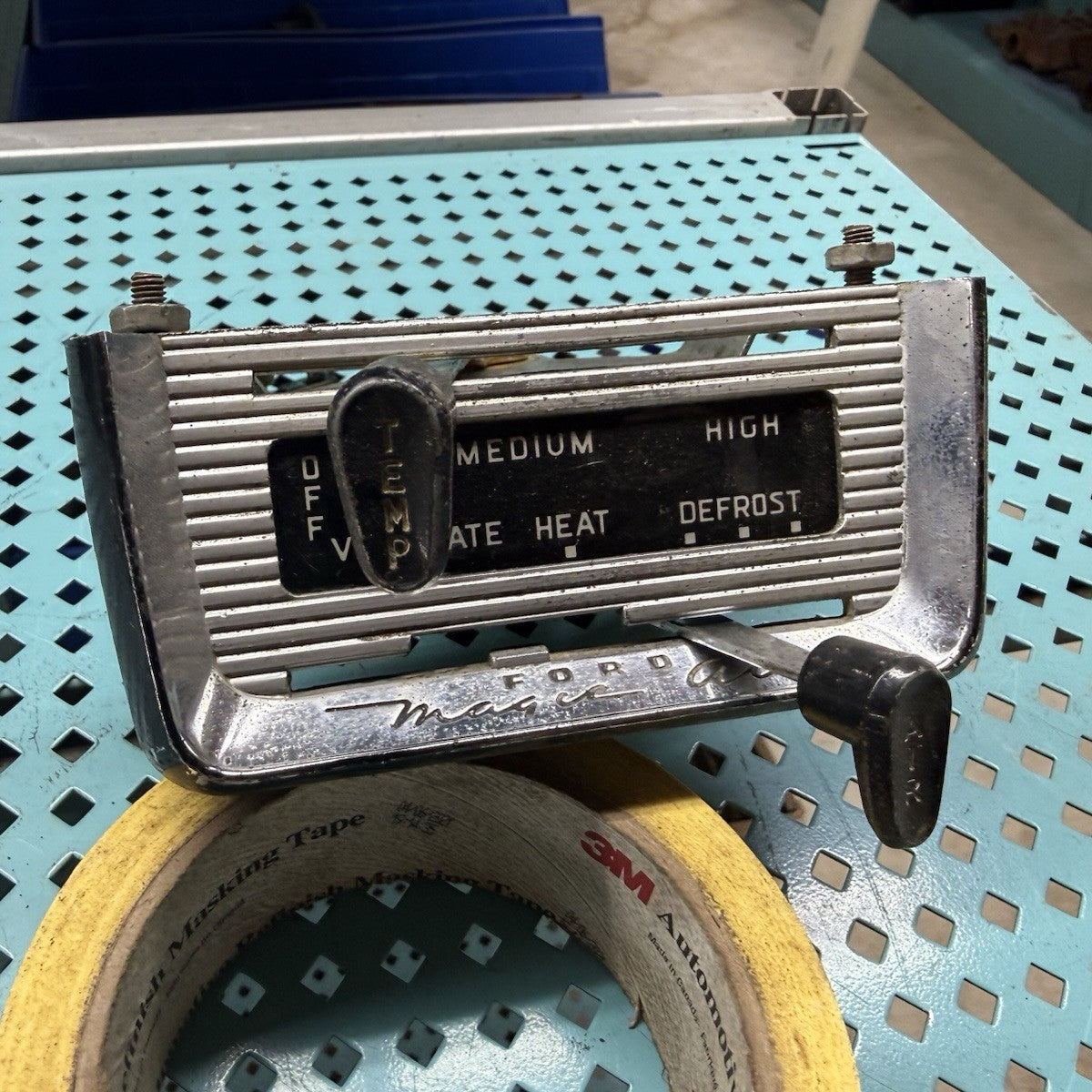 52 1952 Ford Magic Air Heater Control Assembly Crestline Car Original ...
