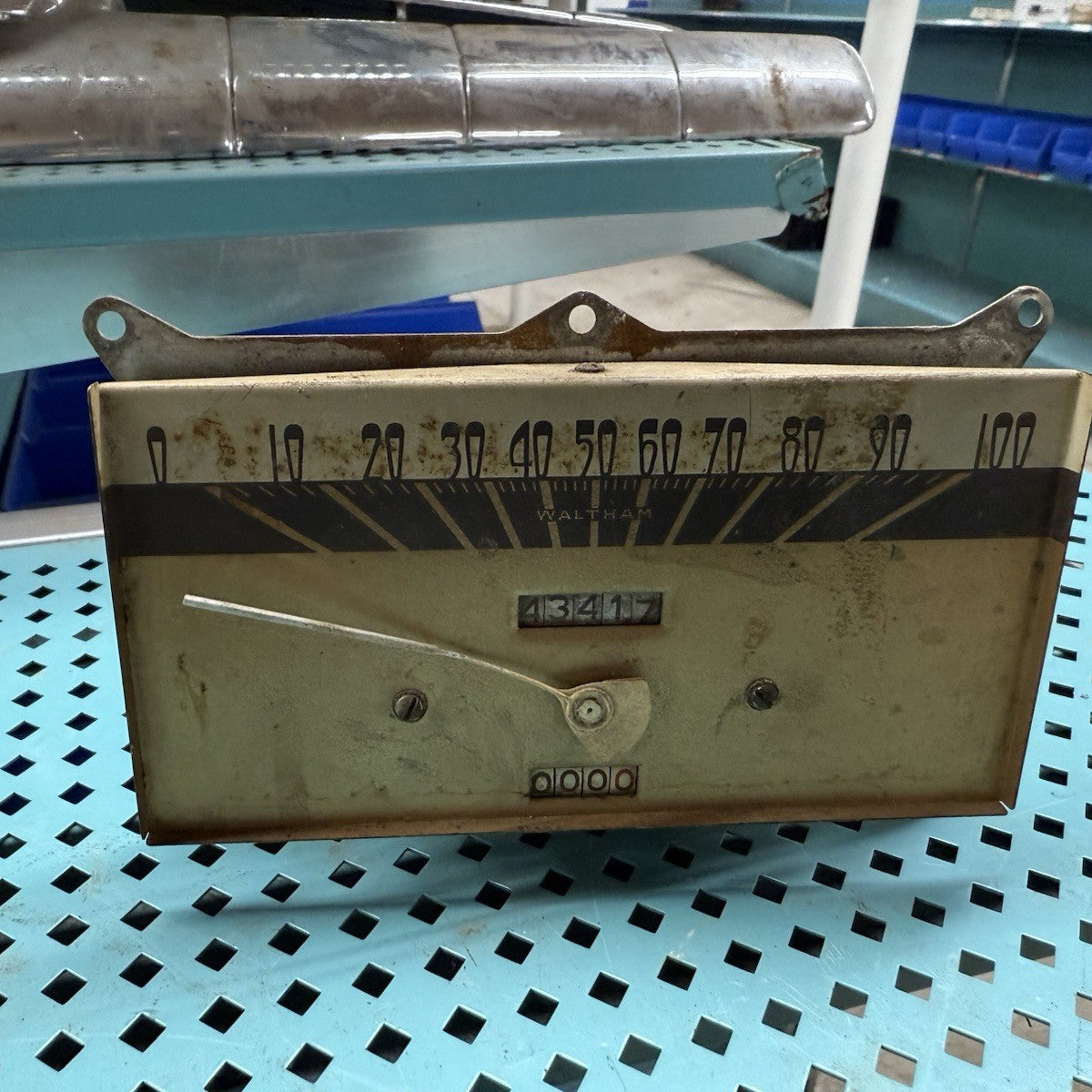Waltham Watch Co Speedometer 1940s Ford Car/Truck Speedometer Parts Re ...