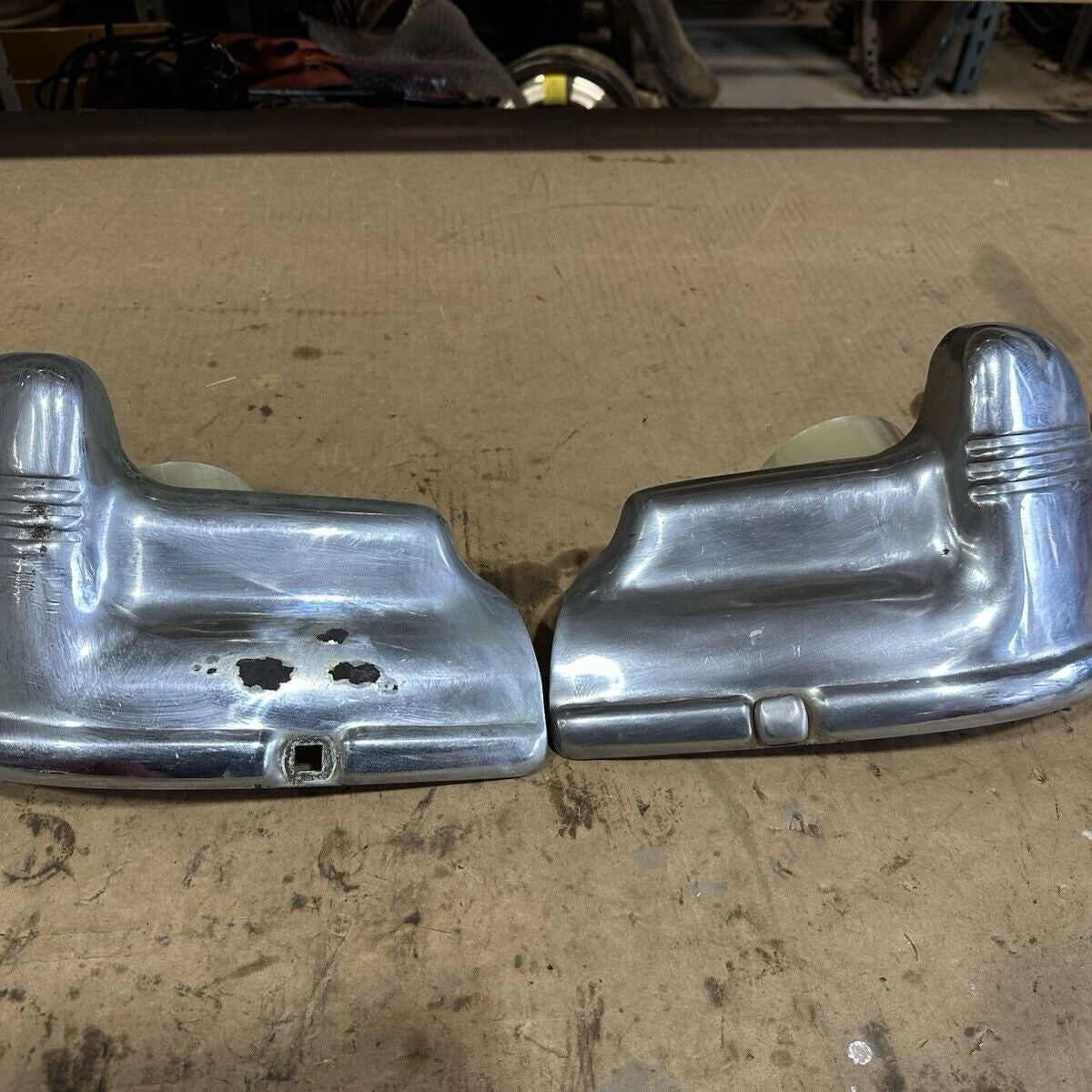 1946 1947 1948 Mercury Accessory Bumper End Wing Tips (2) FoMoCo – Iron ...