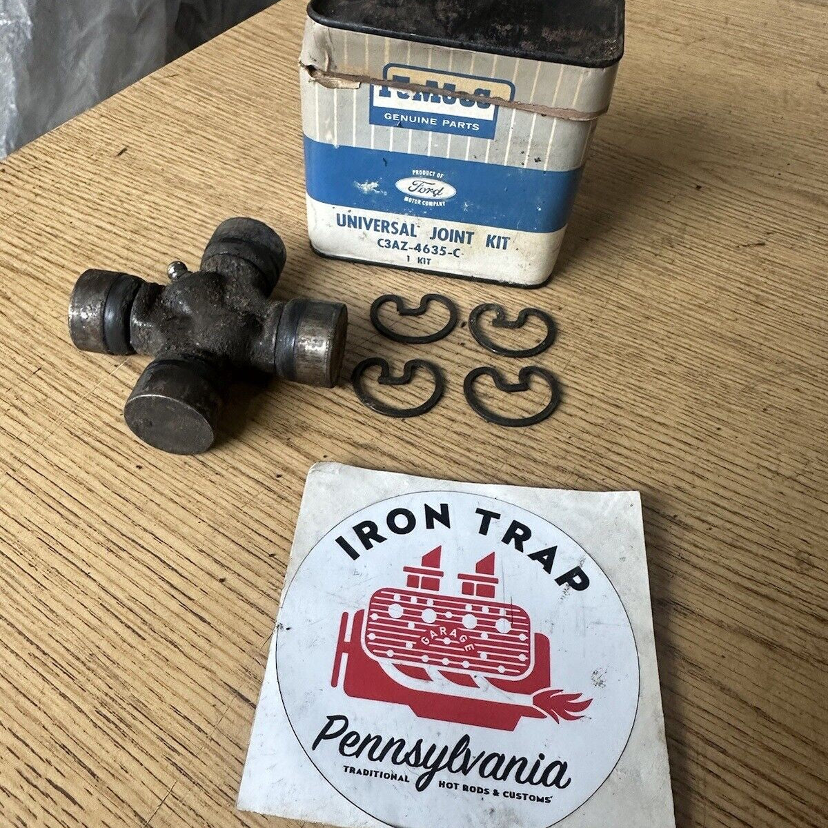 NOS Universal Joint Kit C3AZ-4635-C FORD MUSTANG COUGAR FAIRLANE TORIN ...