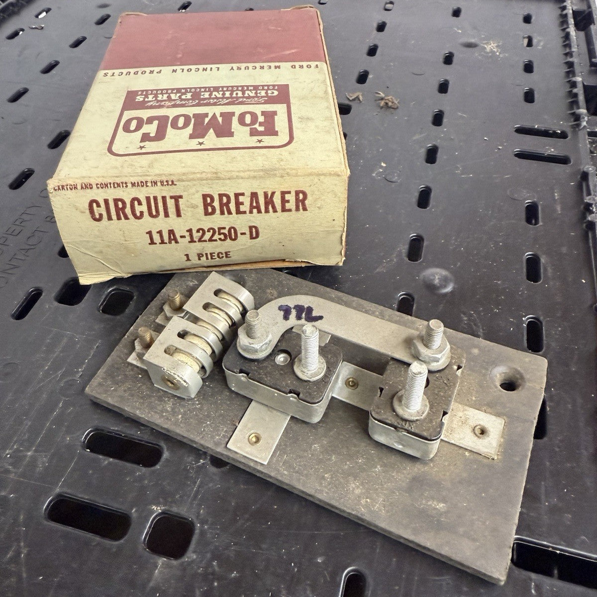 1941-46 Ford Headlight Circuit Breaker assembly NOS 11A-12250-D – Iron ...