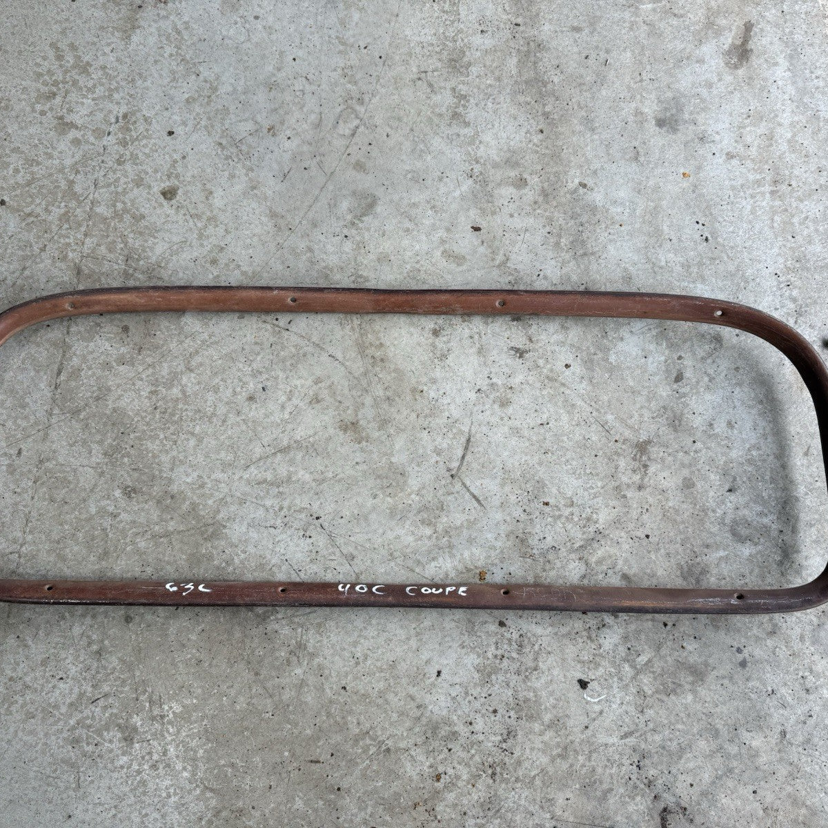 1940 CHEVROLET CAR REAR WINDOW GARNISH MOLDING Original GM Coupe Sedan ...