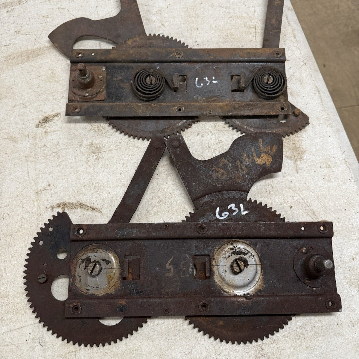 1934 Ford coupe, 1935-1936, 2 door sedan rear quarter window regulator ...