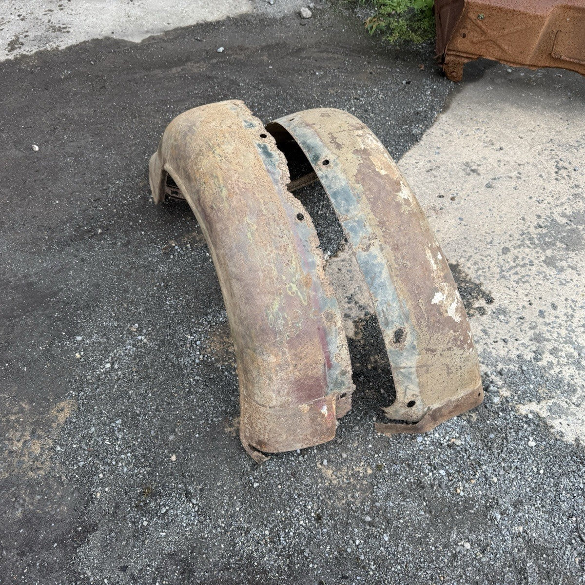 1935 1936 1937 Ford Panel Delivery Truck Rear Fenders Pair – Iron Trap ...