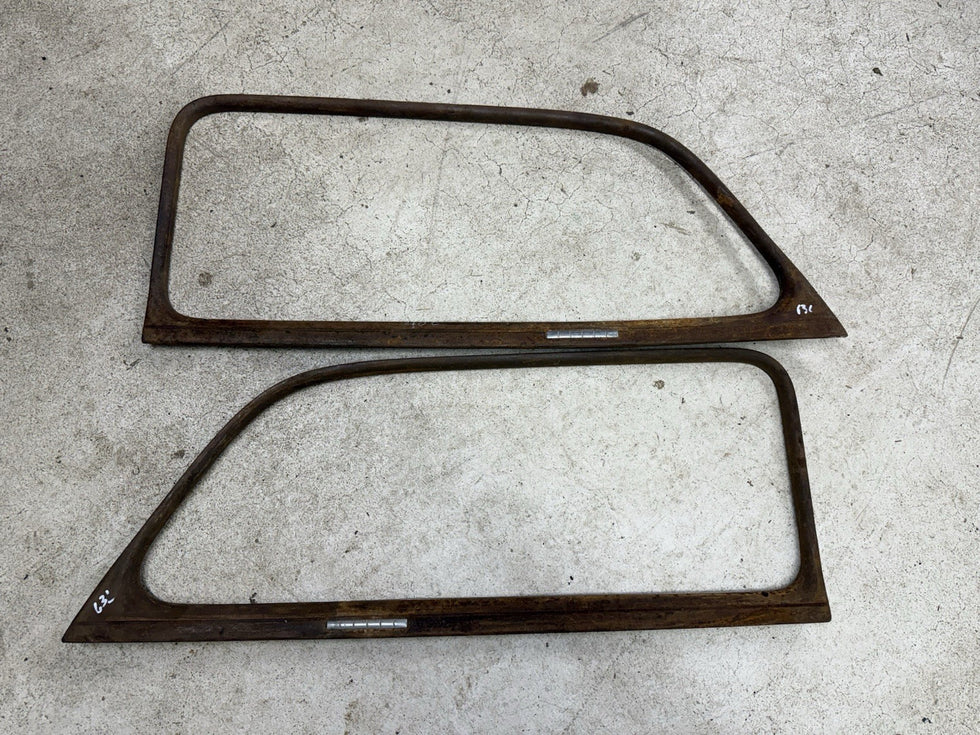 1940 Chevy Special 2dr Sedan DOOR WINDOW GARNISH TRIM MOLDINGS Origina ...