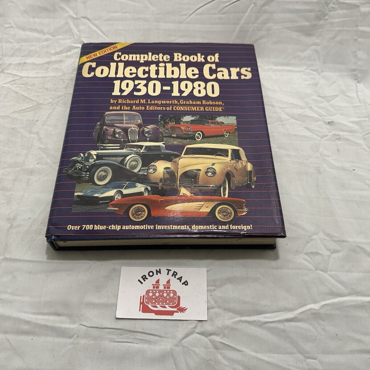 COMPLETE BOOK OF COLLECTIBLE CARS 1930 - 1980 Hardcover With Dust Jack ...
