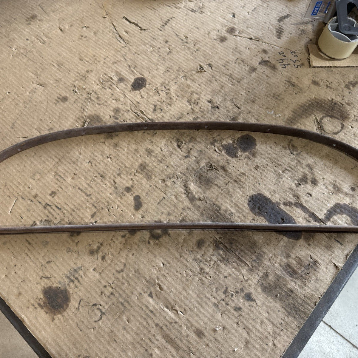 1933 1934 1935 Chevy Standard REAR WINDOW GARNISH MOLDING Original Mas ...