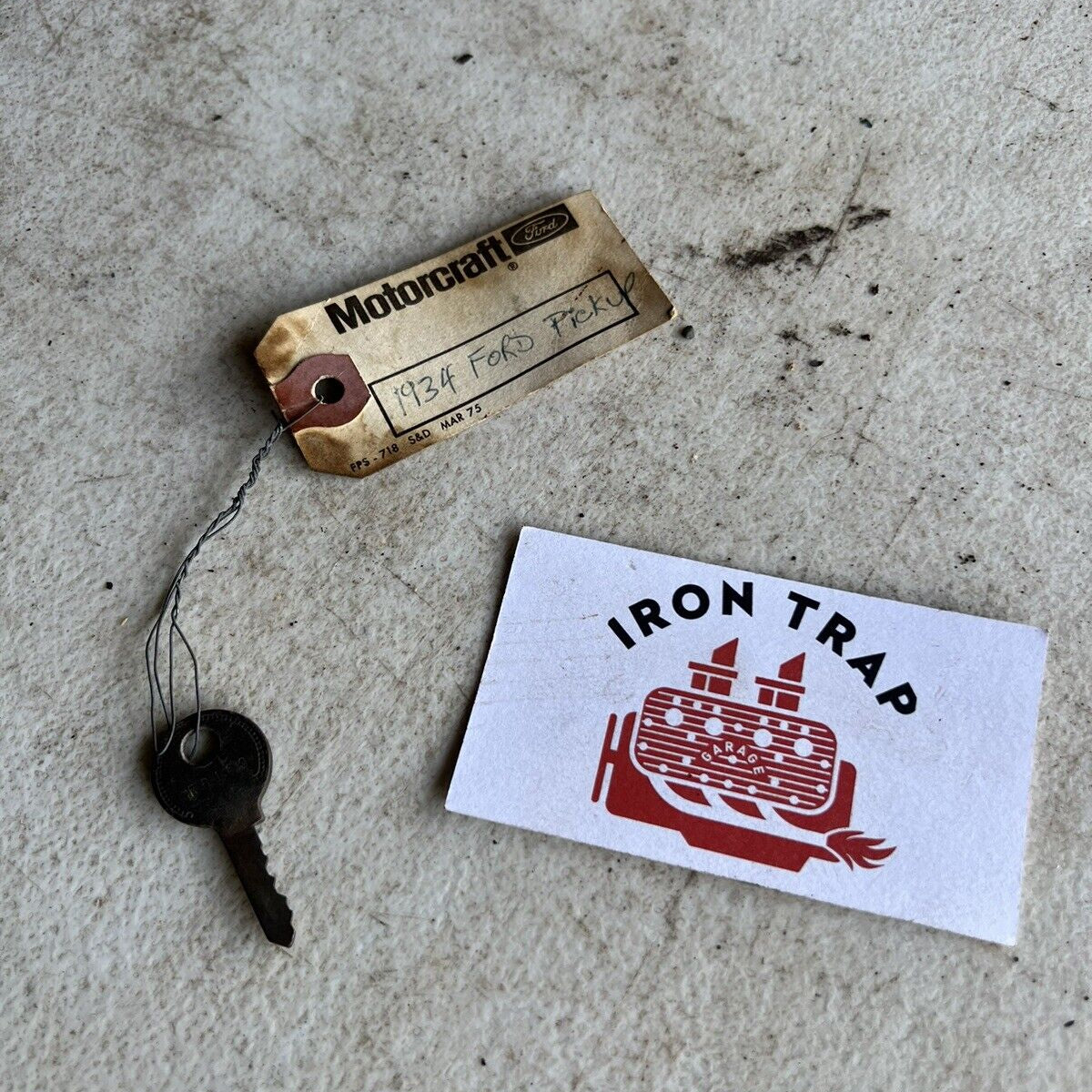 Vintage Hurd # FF160 Ford Key 1932 1933 1934 Flathead – Iron Trap Garage