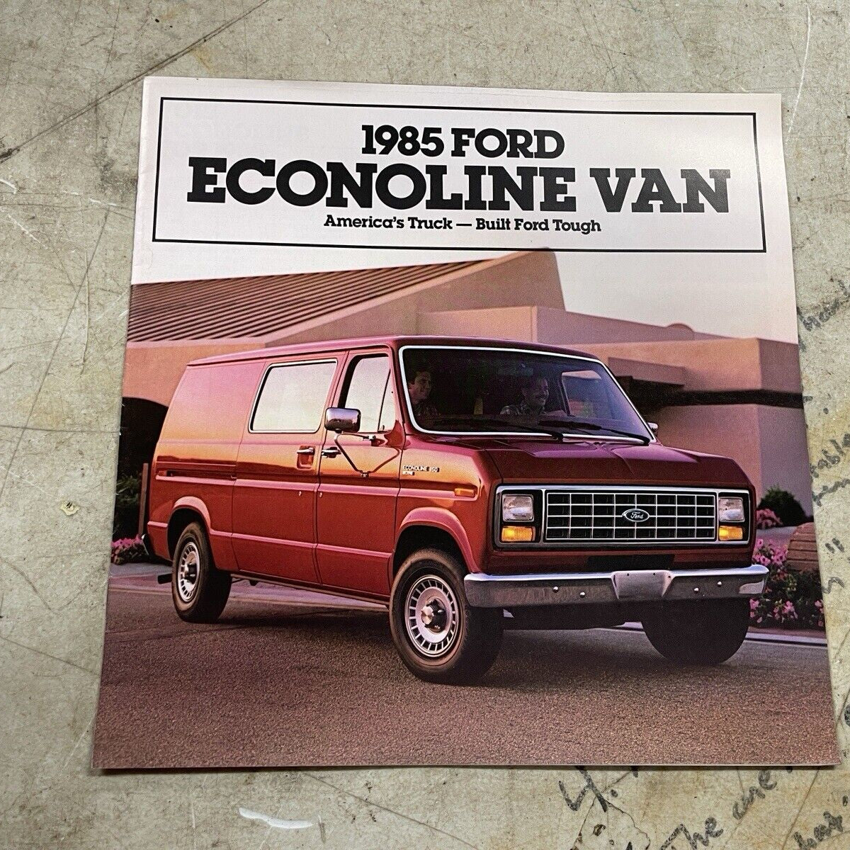 Original 1985 Ford Econoline Van Sales Brochure 85 advertising book #5 ...