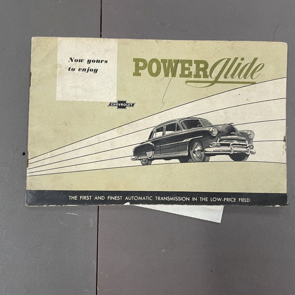 1950s Chevrolet "Powerglide" Automatic Transmission Booklet #47 – Iron ...