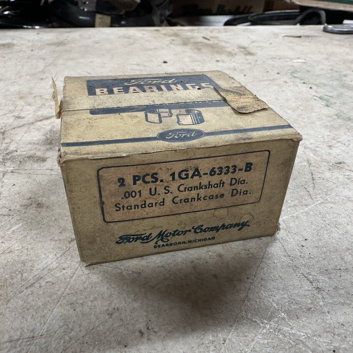 OEM Ford Flathead Crankshaft Bearing 1GA-6333-B .001 Undersize – Iron ...