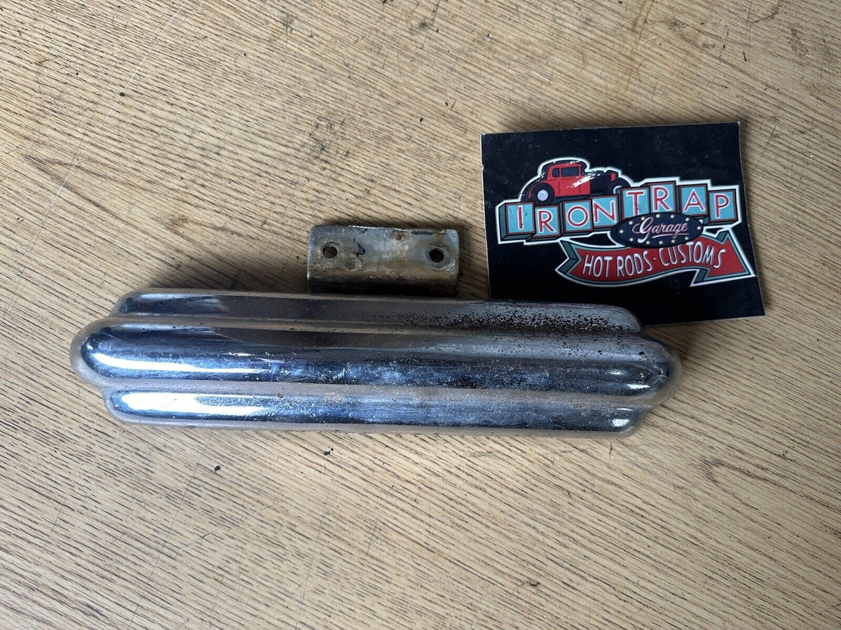 1941 Ford Super Deluxe Front License Plate Guard And Front Bumper Moun ...