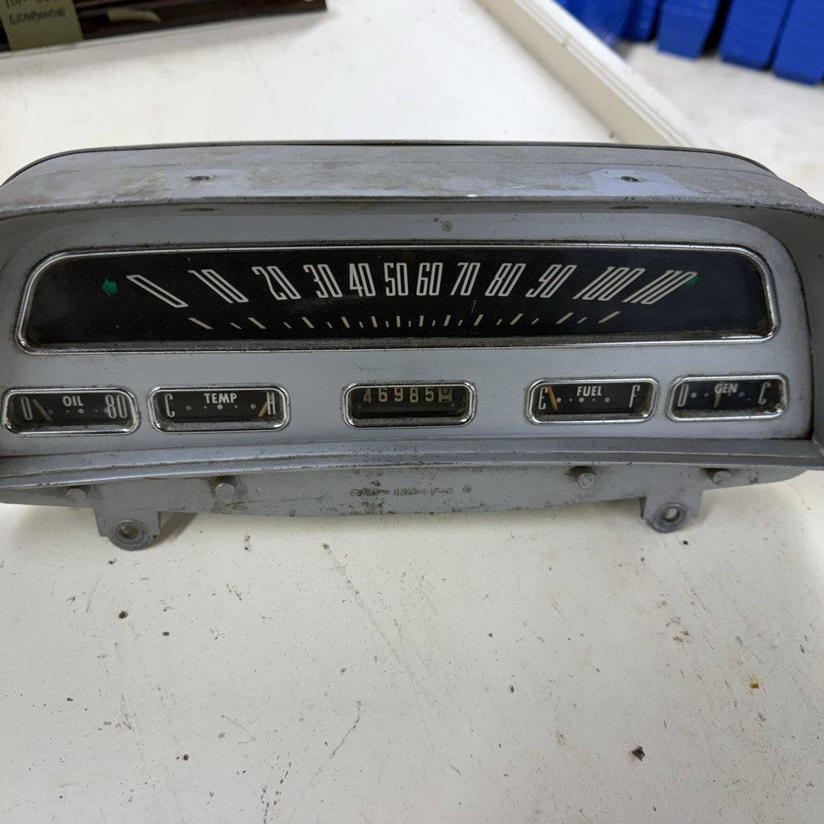 1954 Mercury Speedometer Instrument Cluster With Gauges OEM FAD-10841 ...