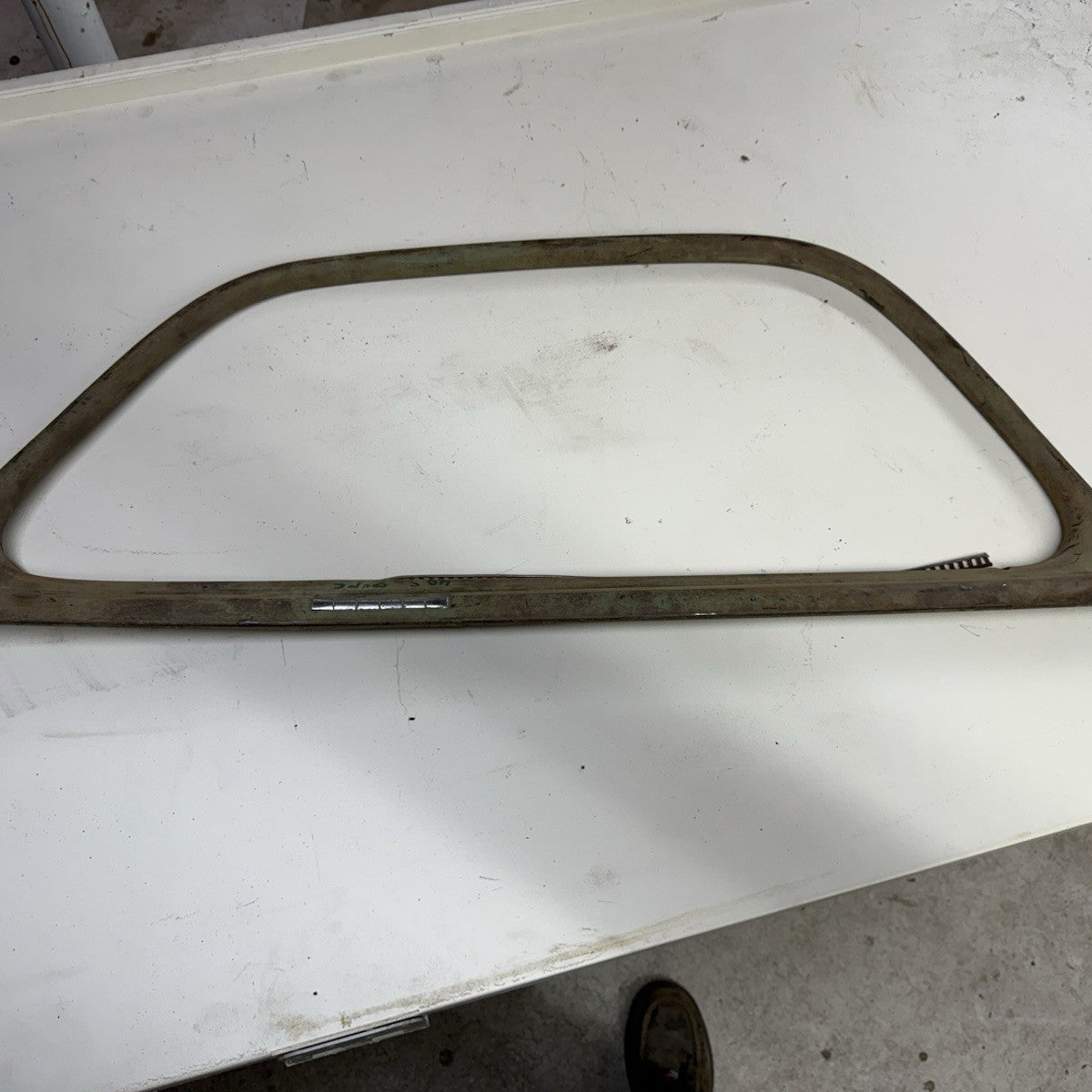 1940 Chevy Coupe DOOR WINDOW GARNISH MOLDING Original GM Passenger Sid ...