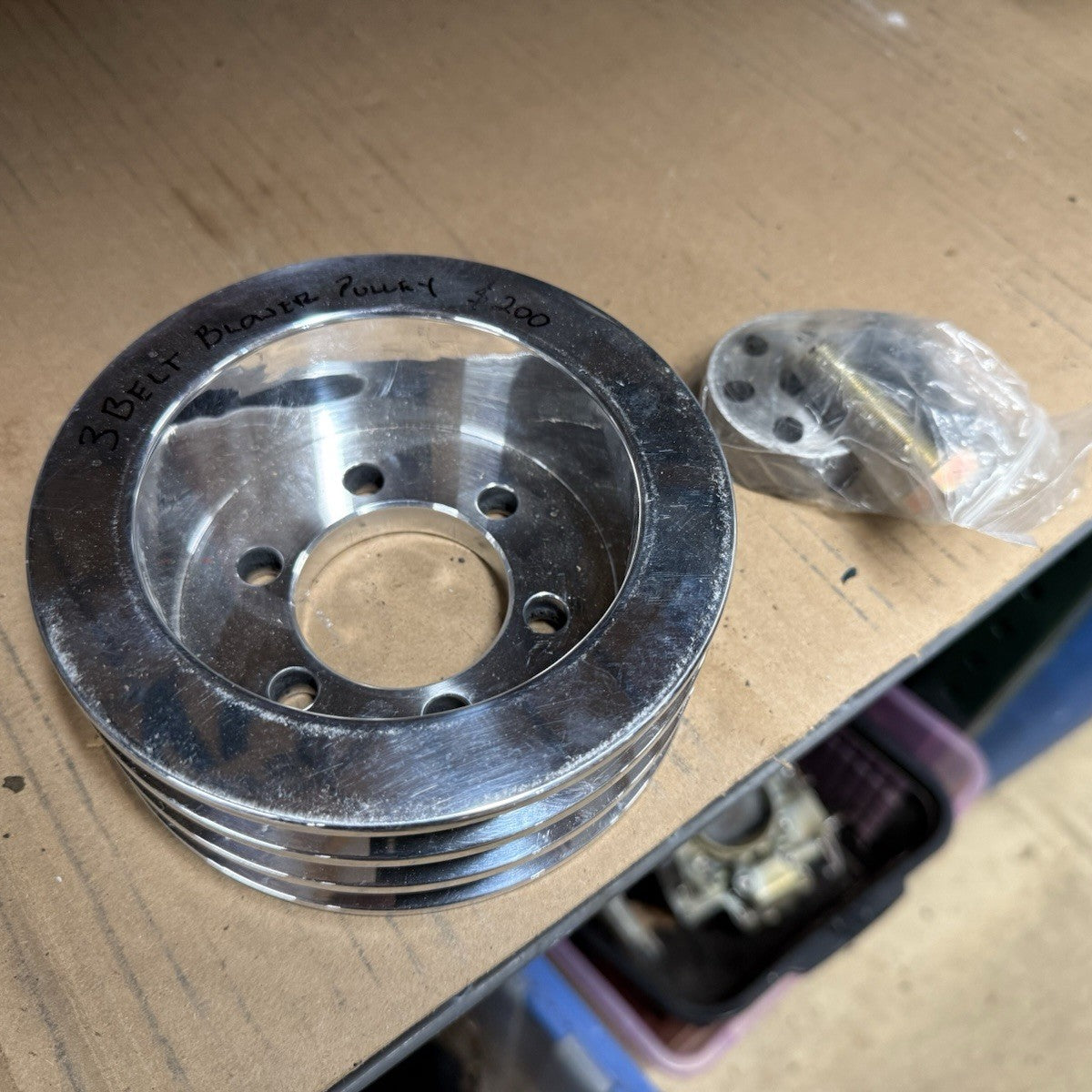 3 Rib V Belt 5.75” Supercharger Pulley Blower Hot Rod Billet – Iron ...