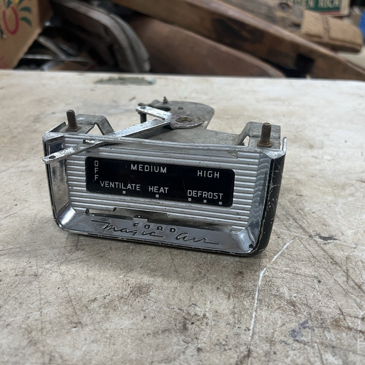 52 1952 Ford Magic Air Heater Control Assembly Crestline Car Original ...