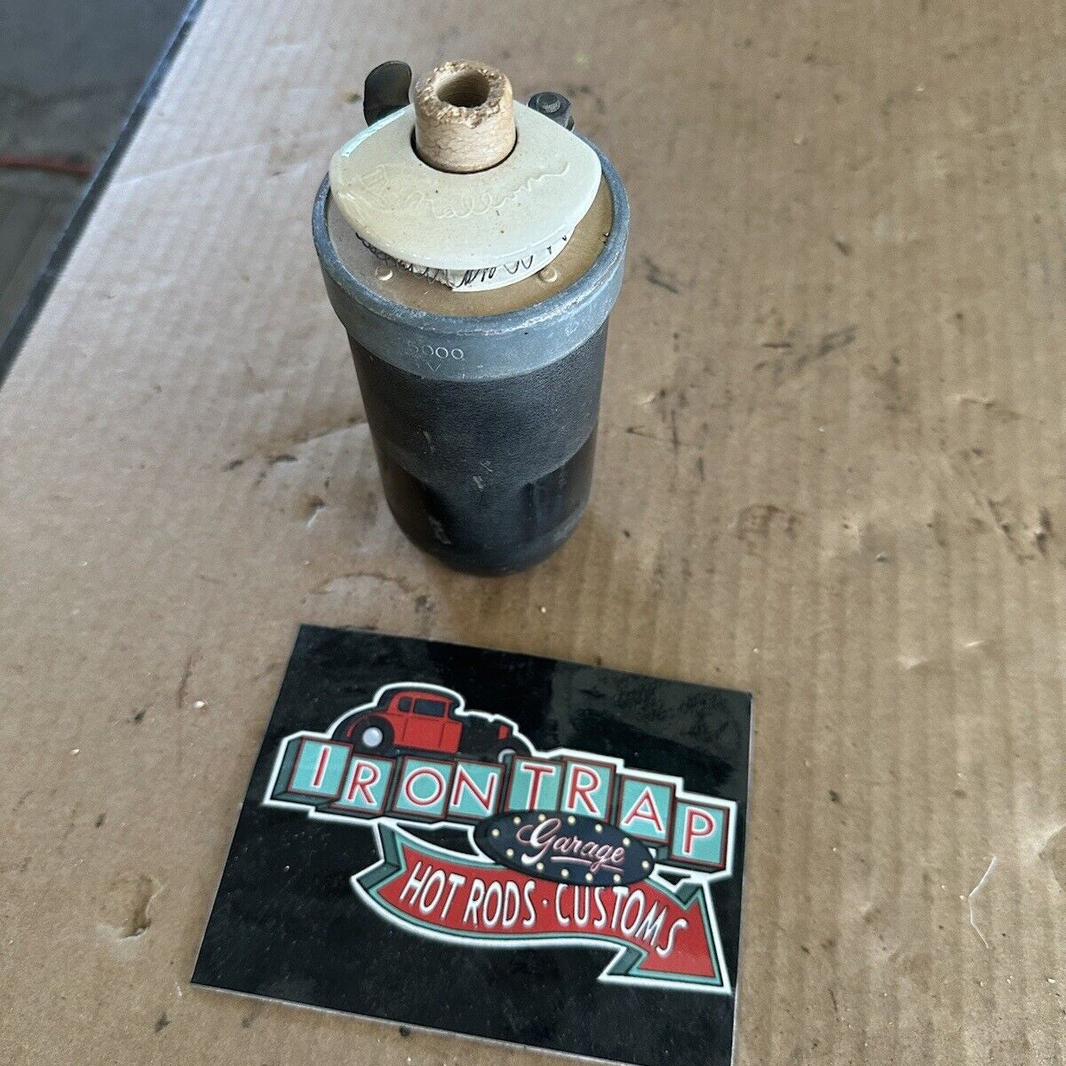 Vintage Flathead Ford Mallory C5000 Bakelite 6 Volt Ignition Coil - 5F ...