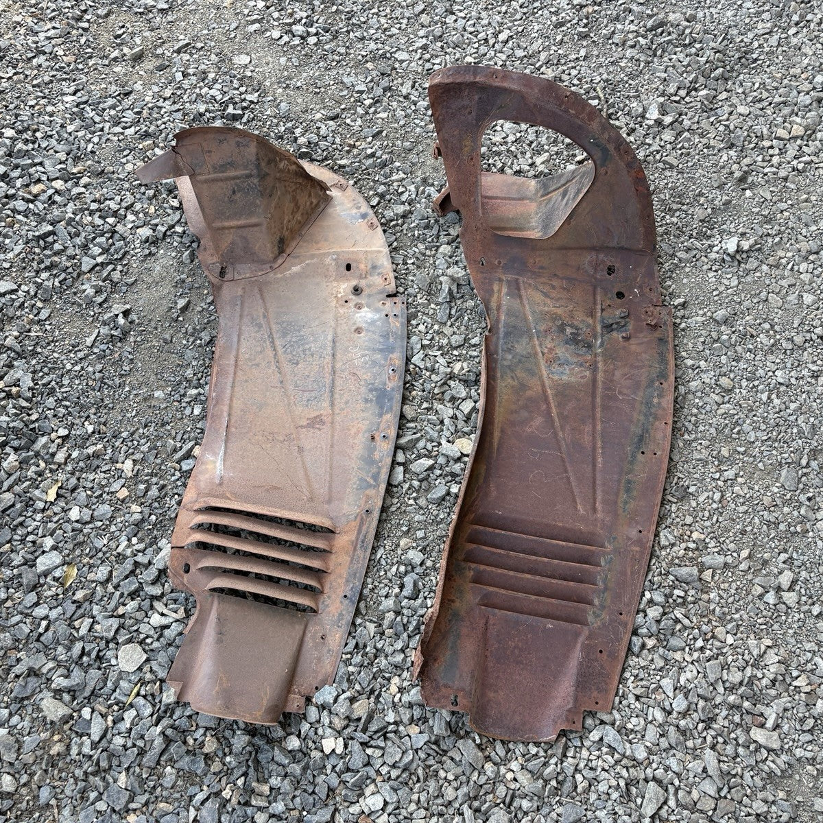 1939 Chevrolet Car Inner Fender Panels Coupe Sedan Convertible Origina ...