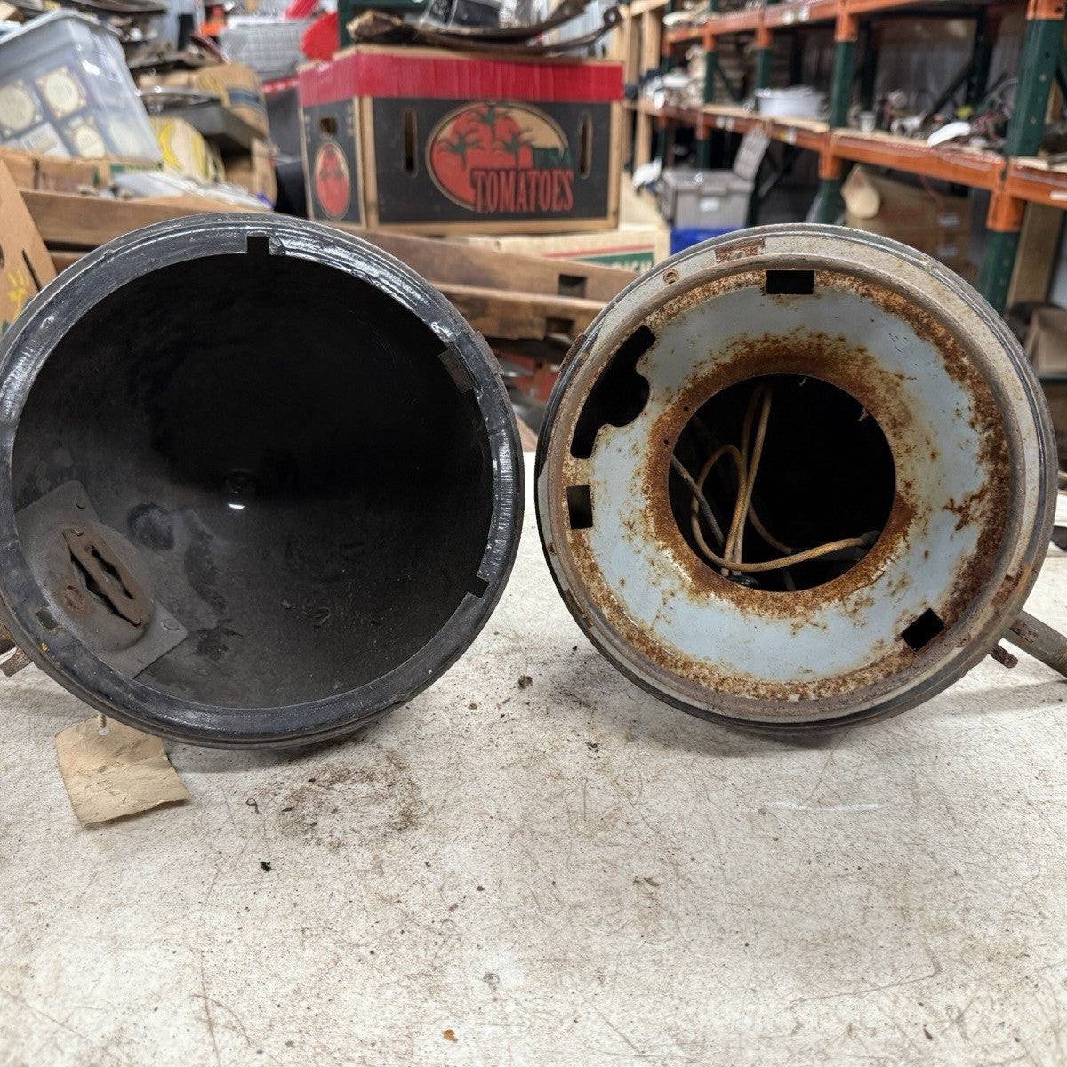 1935 1936 Ford HEADLIGHT Buckets Original Twolite COUPE SEDAN ROADSTER ...