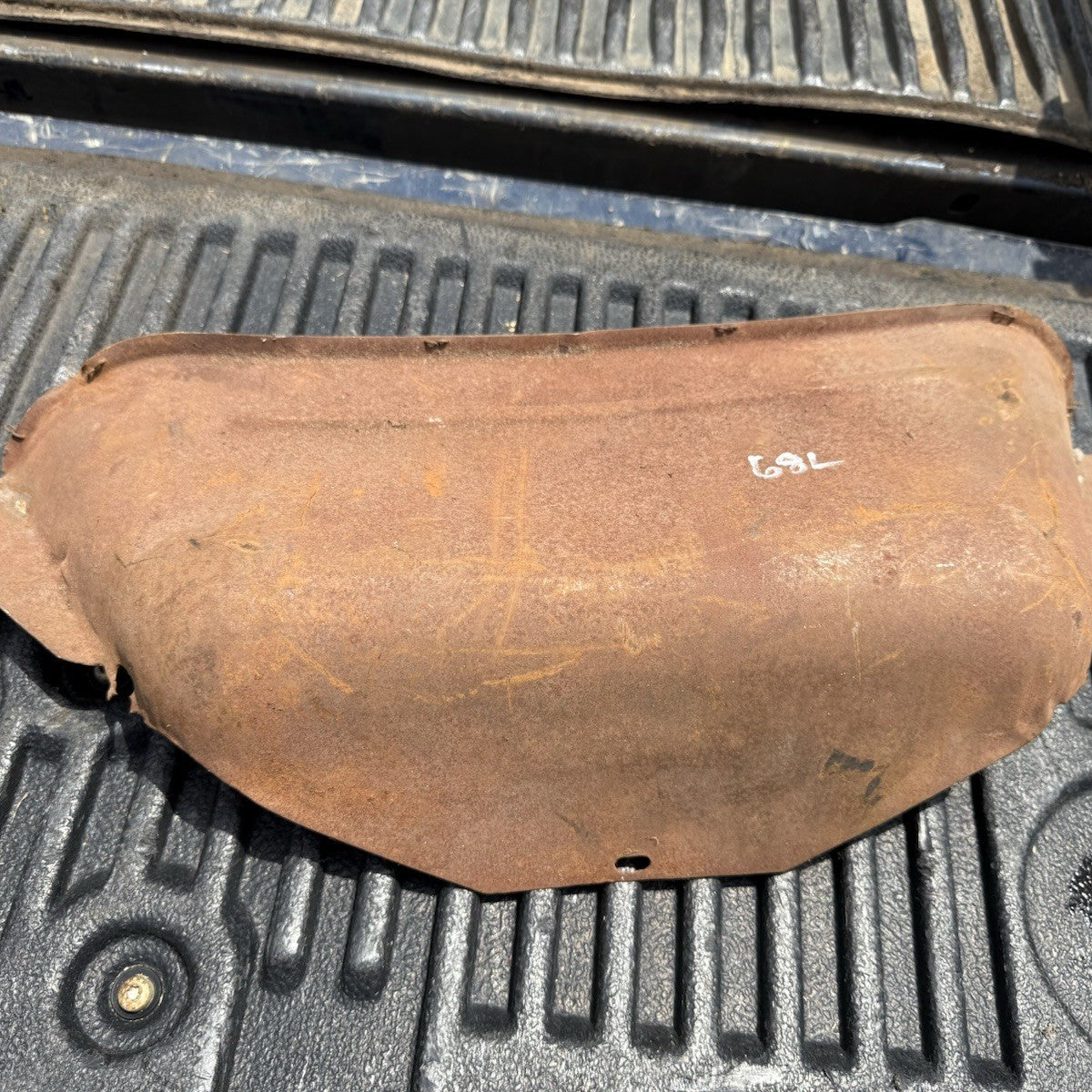 1946 1947 1948 Ford Radiator UPPER GRILLE BAFFLE Original TOP AIR DEFL ...