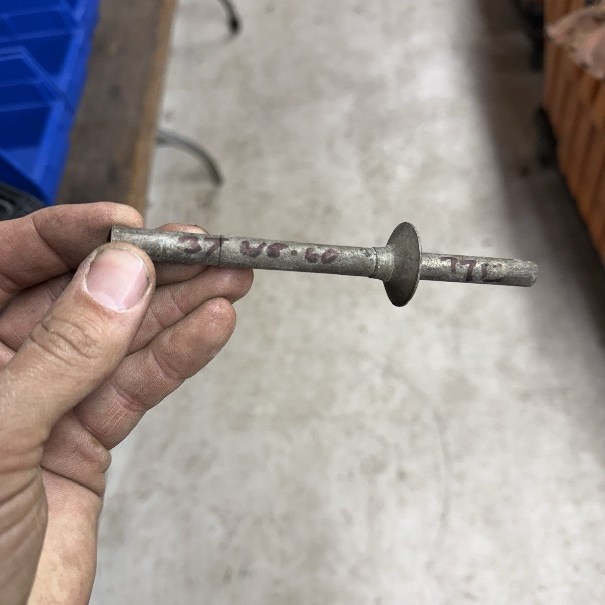 VINTAGE 1937 FORD V8 60-HP AIRTEX FUEL PUMP PUSH ROD FORD #52-9400-B N ...