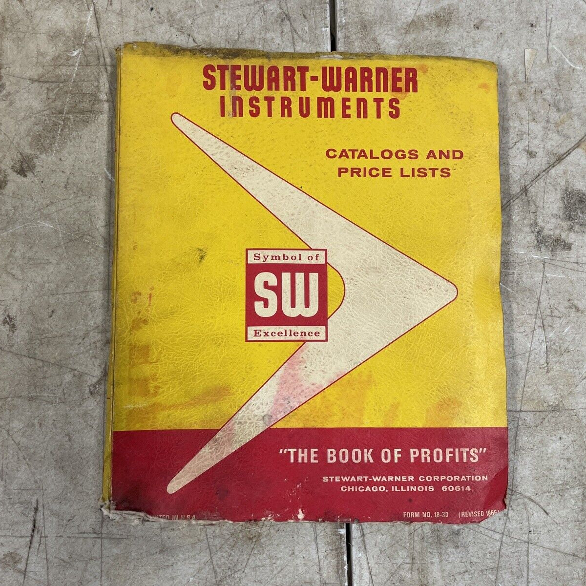 1966 Stewart Warner Instrument Division Catalogs And Price Lists Gauge ...
