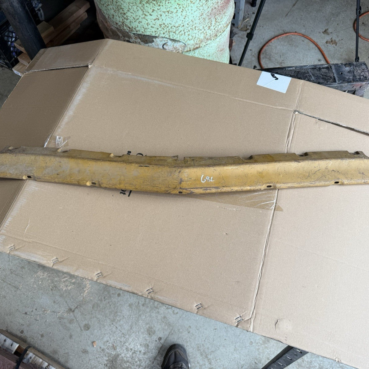 1954 FORD UPPER RADIATOR GRILLE OPENING UNDER HOOD HEADER PANEL NOS FO ...