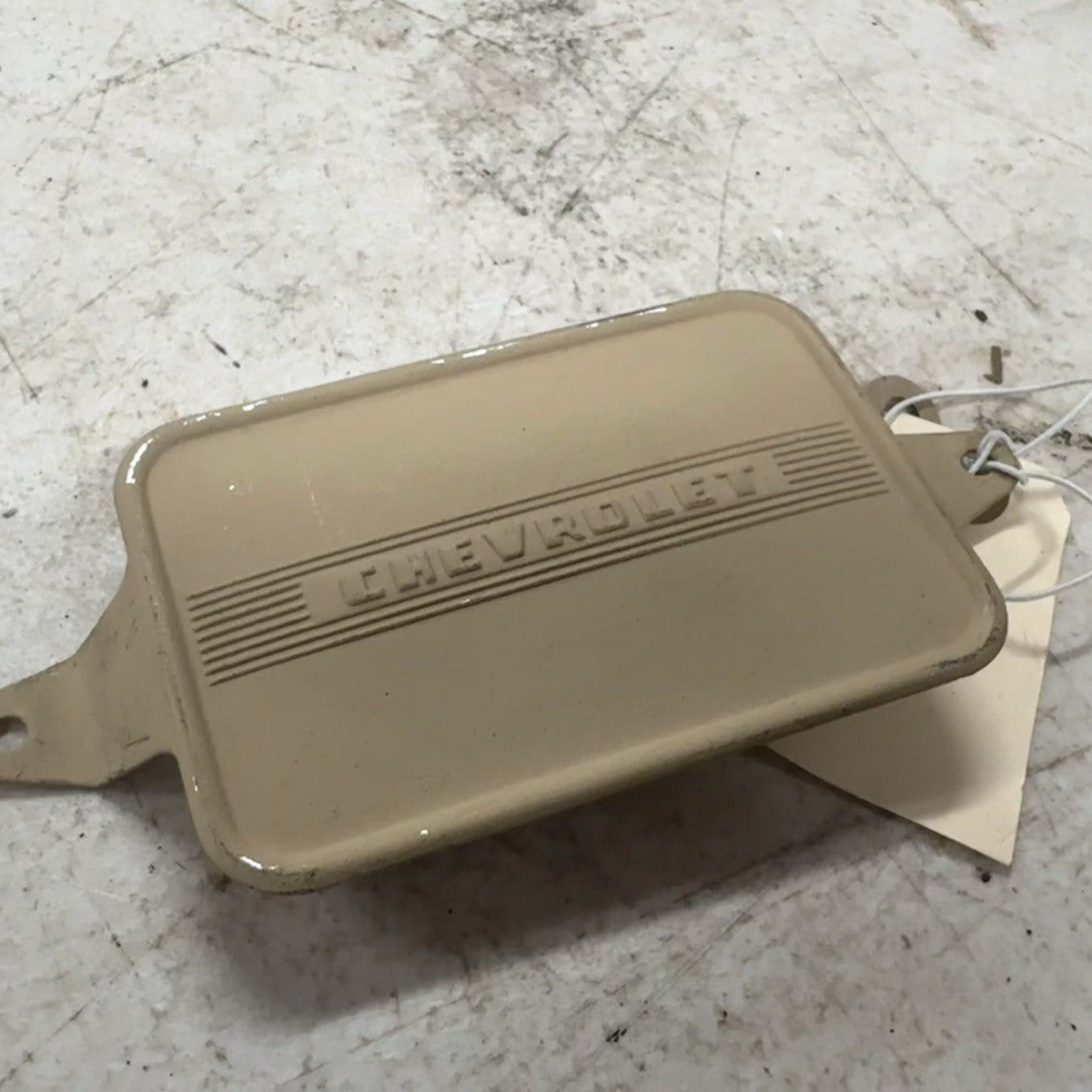 1930's 40's Chevy radio delete Emblem Trim Metal Chrome Rare Vintage B ...