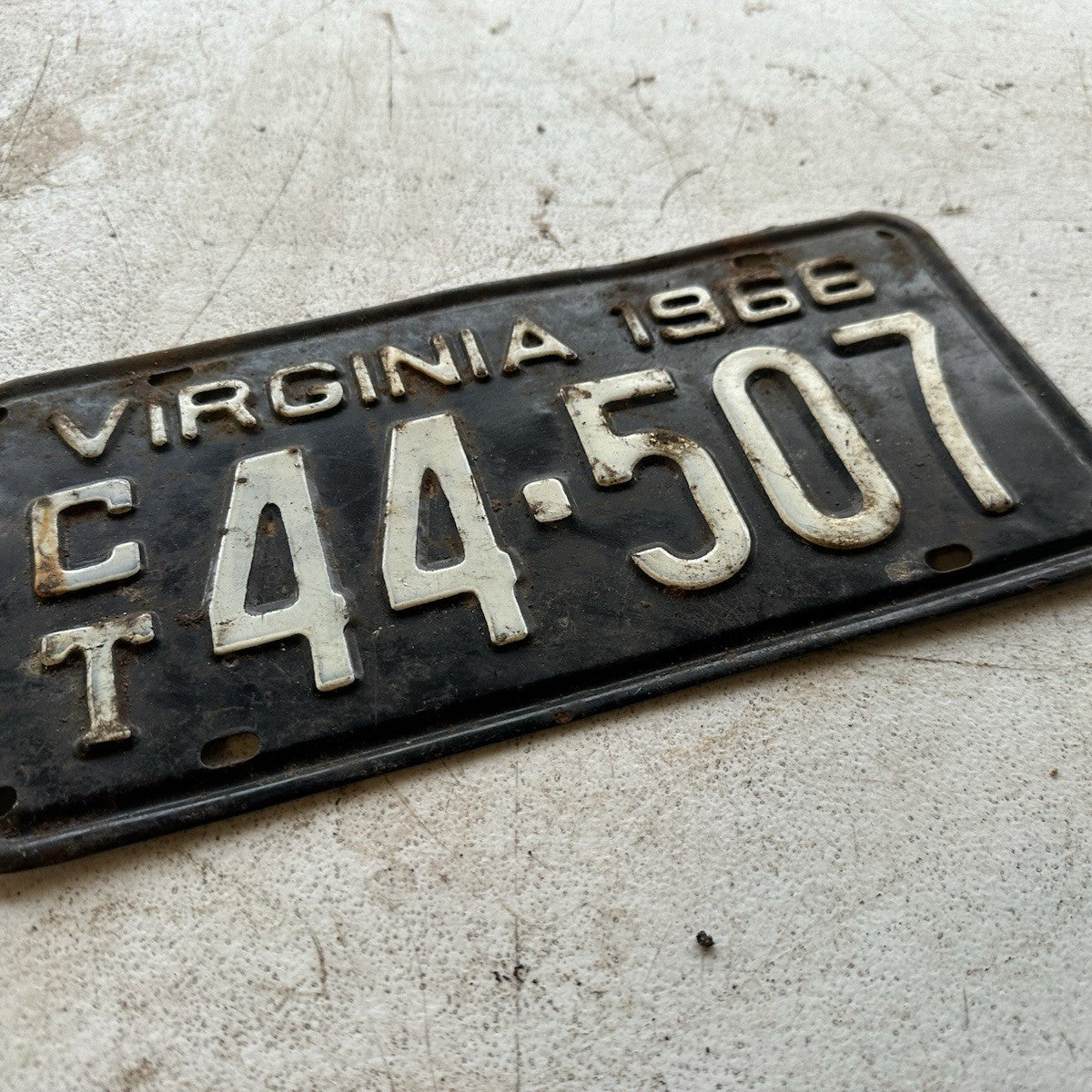 1966 Virginia Car Trailer License Plate – Iron Trap Garage