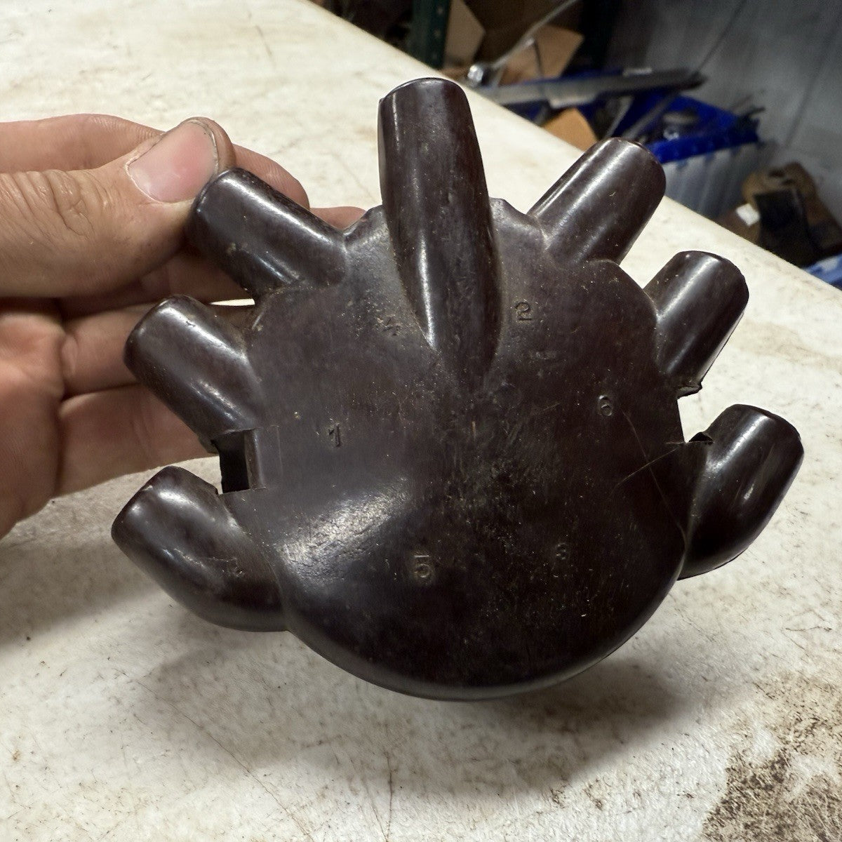 Ford Flathead 6 Cyl. 1941 to 1944 Distributor Cap # IGA-12106 (BROWN ...