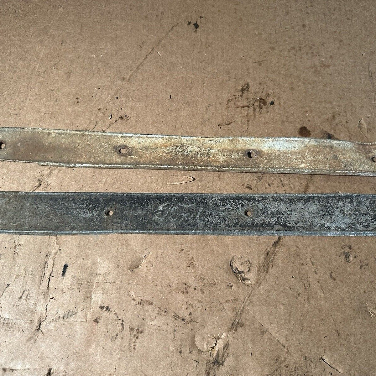 FORD MODEL A Original Pair of Model A Car, Ford Door Sill Plates 1930 ...