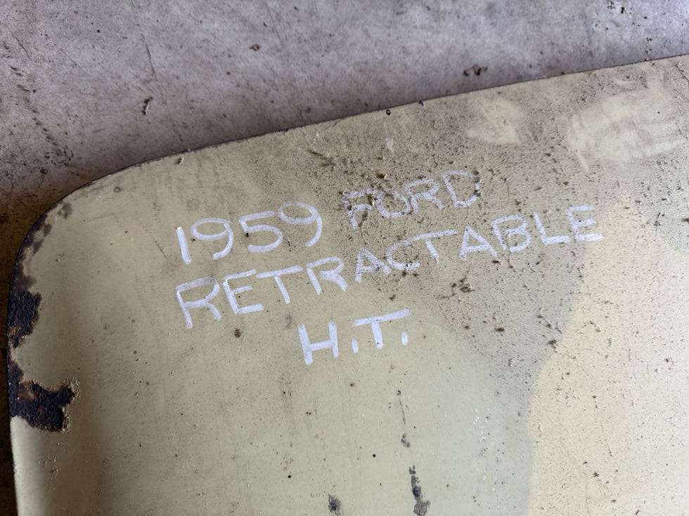 1957 1958 1959 Ford Fairlane 500 Retractable Hard Trunk Lid Convertibl ...