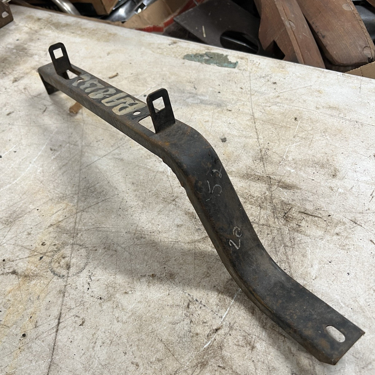 52 FORD NOS RADIATOR GRILLE CENTER SUPPORT BRACKET BA-8232-A – Iron ...