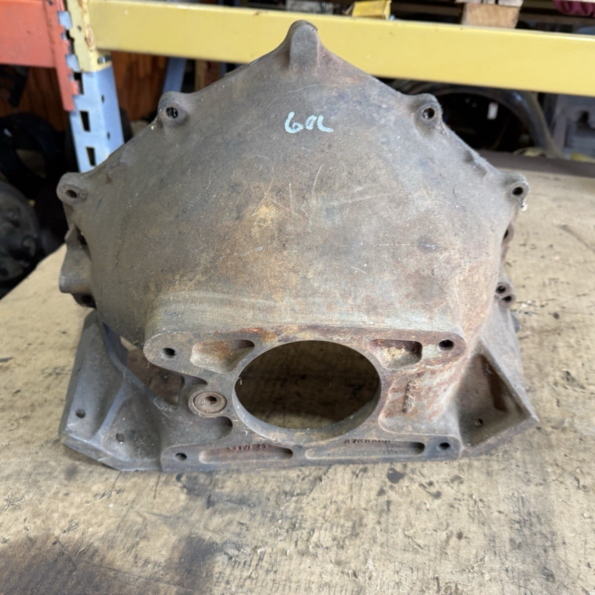 Chevy Corvette Bellhousing 3733365 Nice Shape Starter Mount Nice – Iron ...