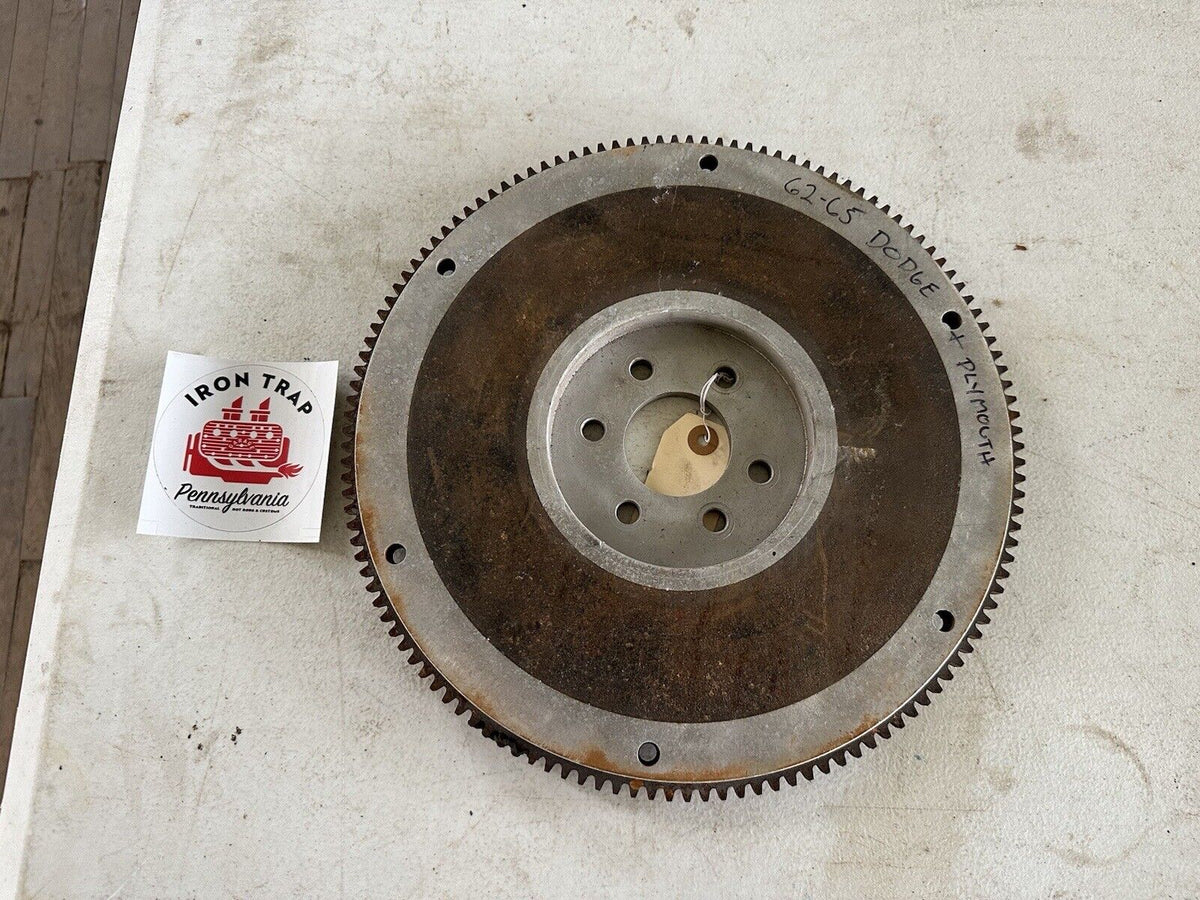 1962-65 Dodge & Plymouth Aluminum Schiefer Flywheel 254A Wedge Drag Ra ...