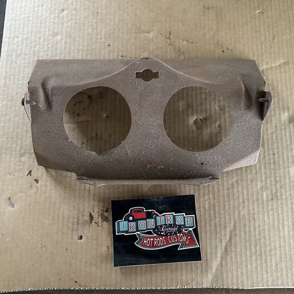 1938 FORD DELUXE RADIATOR GRILLE INNER BAFFEL APRON NOS FORD – Iron ...