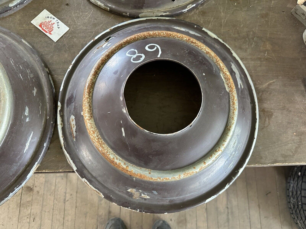 4 Vintage 19” Ace Wheel Discs Rolls Royce Bentley Jaguar – Iron Trap Garage