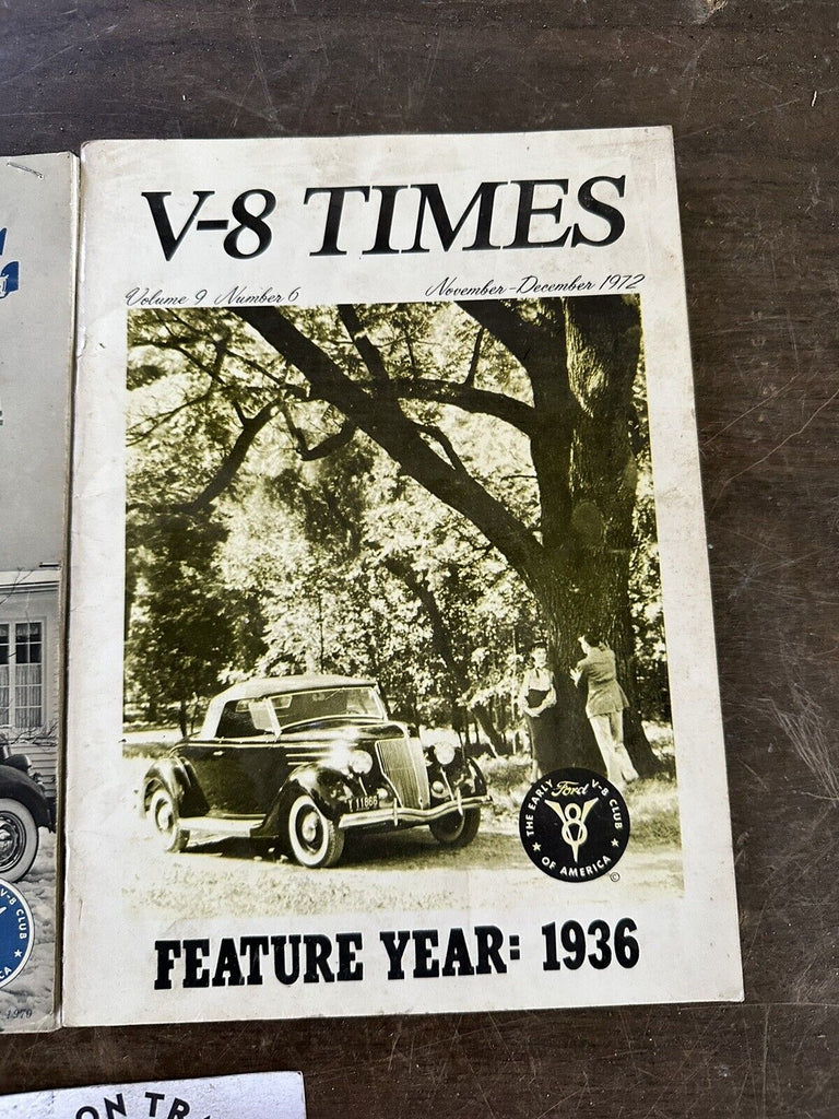 Pair Of V8 Times Magazines 1972 1979 1936 Feature Year – Iron Trap Garage