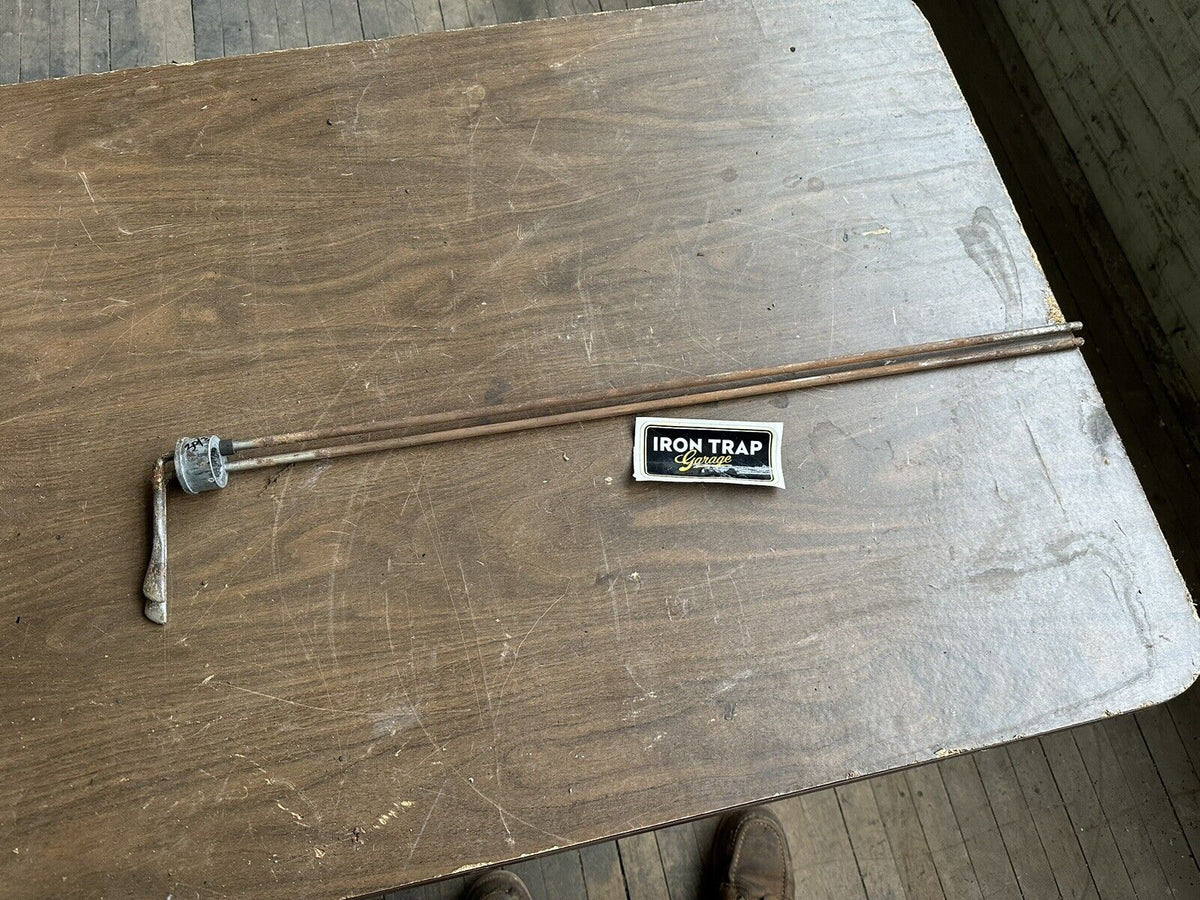 1930 31 Ford Model A Steering Column Throttle Controls Chrome – Iron ...