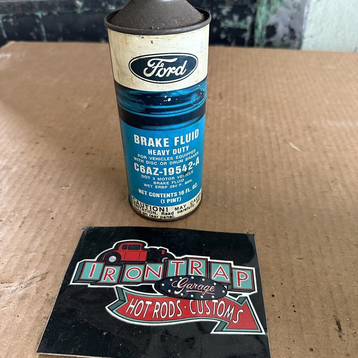 NOS Ford C6AZ-19542-A Heavy Duty Brake Fluid Dot 3 – Iron Trap Garage