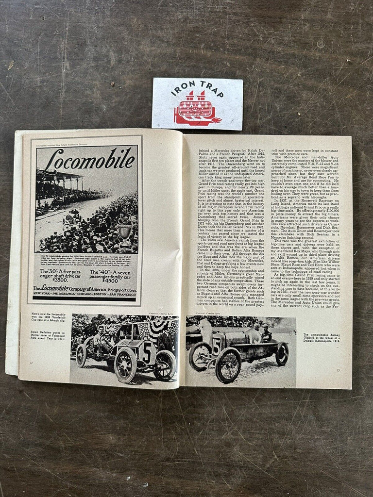 Vintage Auto Magazine Tom McCahill on Sports Cars 1951 The Cunningham ...