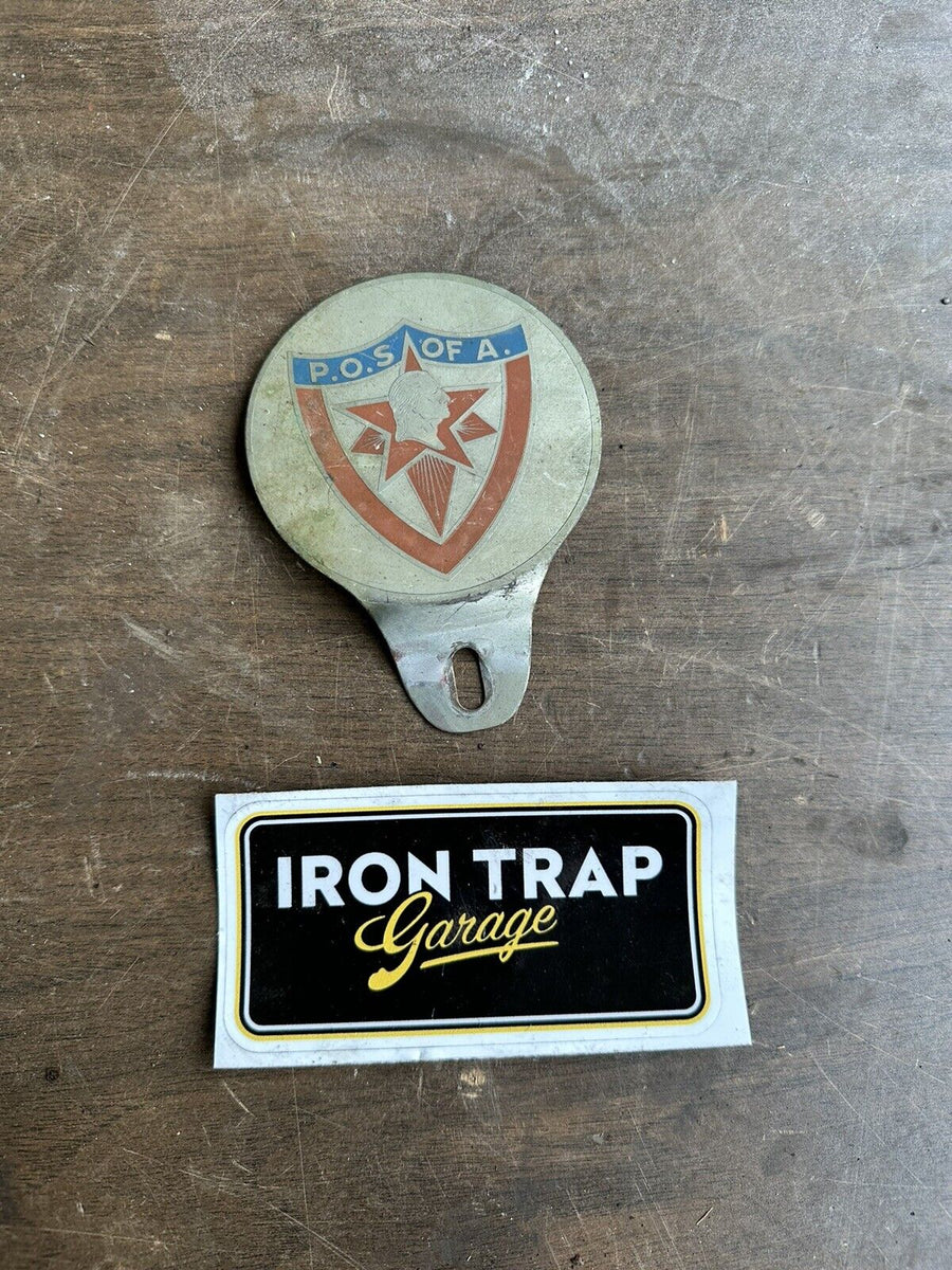 The Patriotic Sons Of America Vintage Tag Topper – Iron Trap Garage