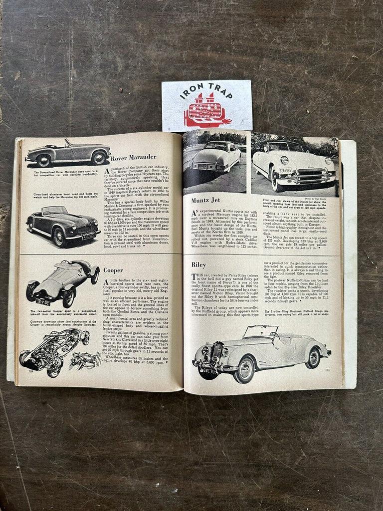 Vintage Auto Magazine Tom McCahill on Sports Cars 1951 The Cunningham ...