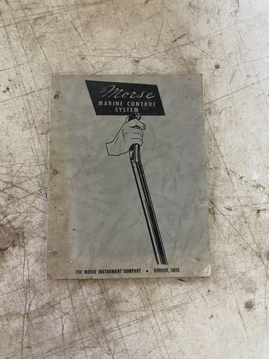 Morse Marine Control System Catalog Brochure 1945 Vintage – Iron Trap ...