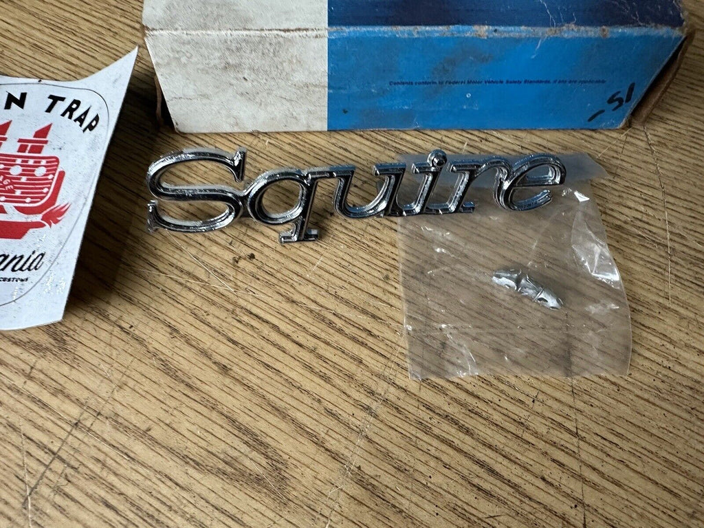 1973 Ford Country Squire NOS Emblem – Iron Trap Garage