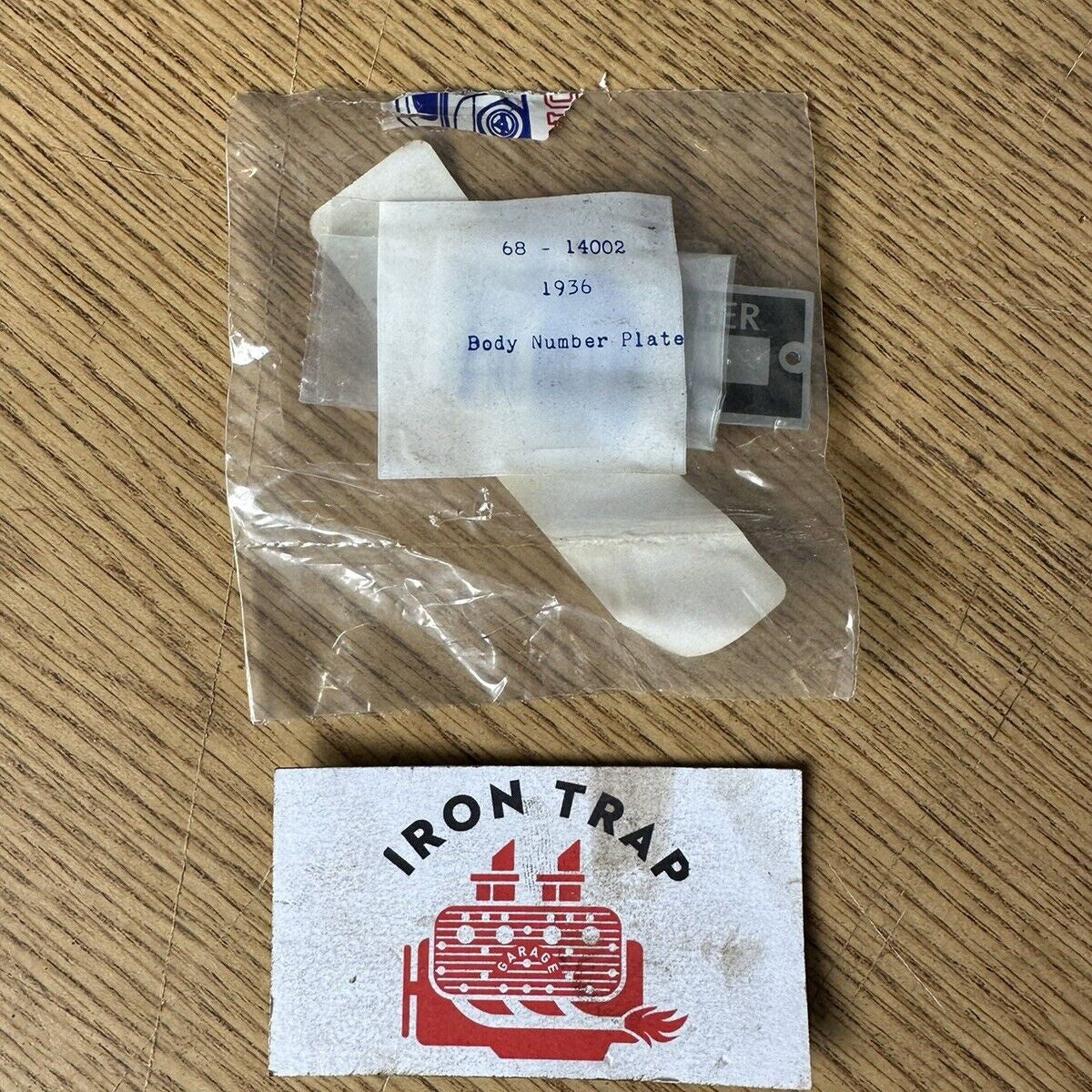 Ford Body Number Plate With Drive Rivets 1936 – Iron Trap Garage